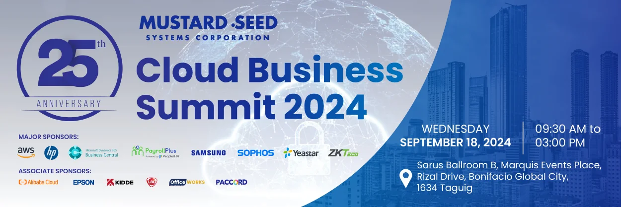 Cloud Business Summit 2024 – Mustard Seed Events